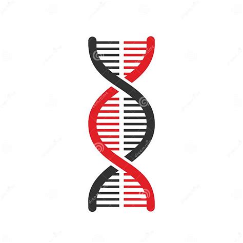 Dna Pictogram Modern Eenvoudig Vlak Dna Geïsoleerd Teken Zaken