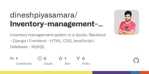 GitHub Dineshpiyasamara Inventory Management System In A Studio Inventory Management System