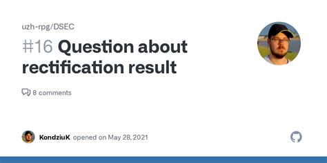 Question About Rectification Result · Issue 16 · Uzh Rpgdsec · Github