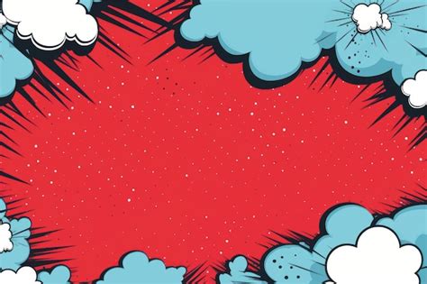 Premium Vector Vibrant Comic Book Background