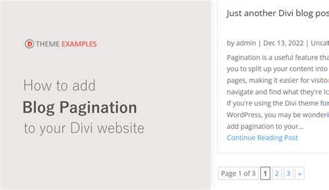 How To Add Blog Pagination In Divi 2025 Guide