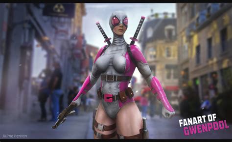 Gwenpool Fan Art Zbrushcentral