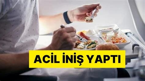 277 Yolculu Uçak Bozuk Yemek Nedeniyle Acil İniş Yaptı Yolculara