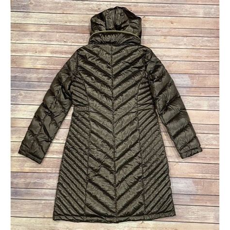 Michael Kors Long Packable Down Puffer Jacket Coat Ho Gem