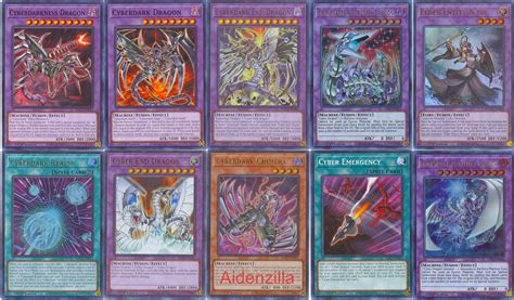 Yugioh Cyberdark Deck Cyber End Dragon Cyberdarkness Chimera Horizon