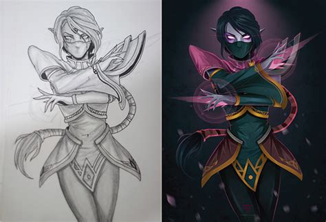 Lanaya The Templar Assassin On Behance