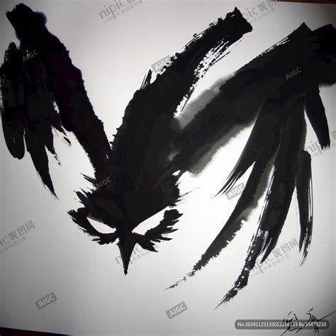 Ai创作图猫头鹰手绘板 燃烧黑凤凰 动画乌鸦 水墨电脑手绘 墨痕飞鸟 乌鸦插画 展翅的乌鸦 乌鸦大图 影形的翅膀 小嘴乌鸦绘 乌鸦图片 画的鹰