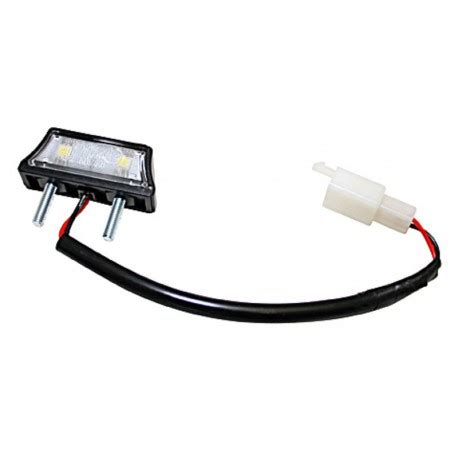 Éclairage de plaque dimmatriculation moto SHIN YO LED accessoires support de plaque moto chez