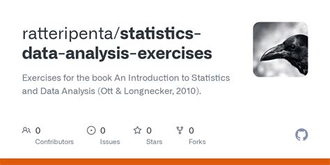 Github Ratteripenta Statistics Data Analysis Exercises Exercises For The Book An Introduction