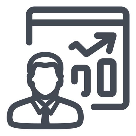 Charts Employee Graphics Individual Performance Report Icon