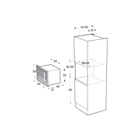 Встраиваемая микроволновая печь Gorenje BM235ORAW