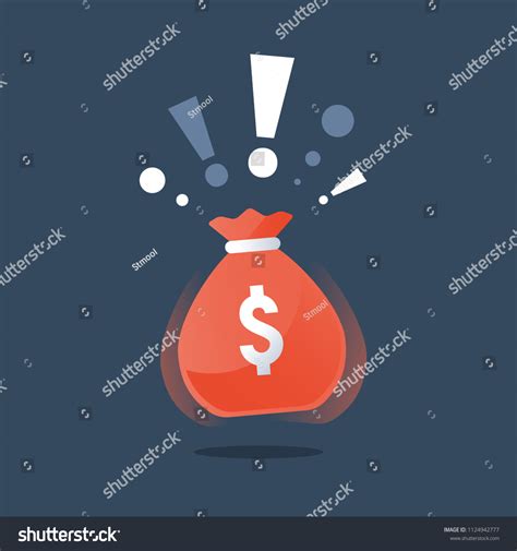 슈퍼는 상금 돈 자루와 달러 사인 스톡 벡터로열티 프리 1124942777 Shutterstock