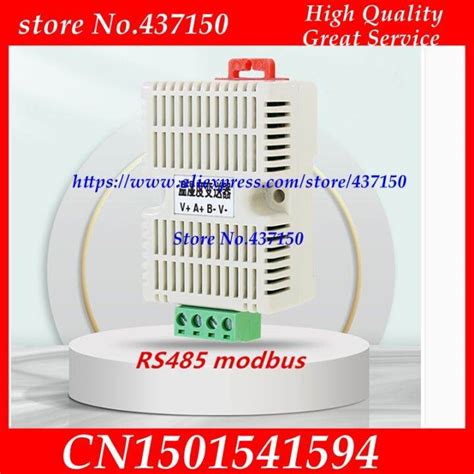 Rs Rail Temperature Humidity Transmitter Sensor High Precision Rs