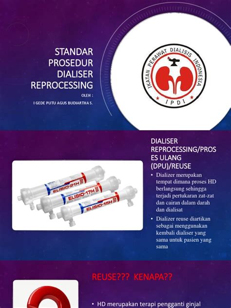 Dializer Reprocessing Pdf