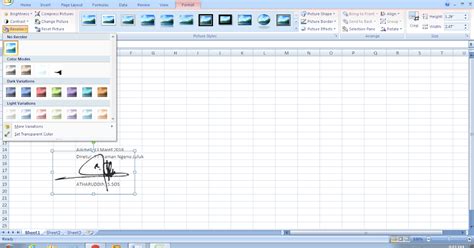 Cara Membuat Foto Transparan Di Excel Hongkoong