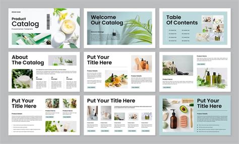 Product Catalog Powerpoint Presentation Template Incl Catalogue
