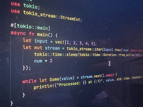 mastering tokio streams a comprehensive guide to asynchronous