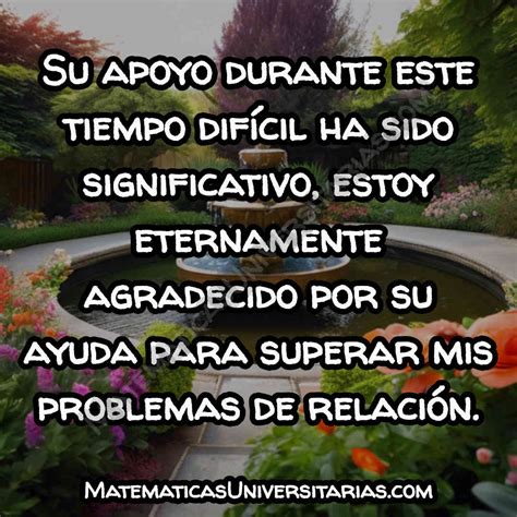 Agradecimiento Para Superar Problemas De Relación