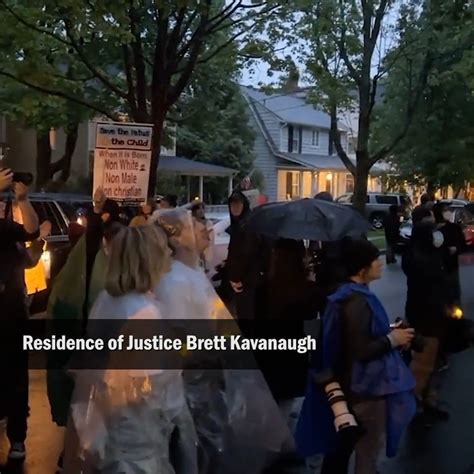 Watch Activists Doxx And Protest Supreme Court Justices Outside Their