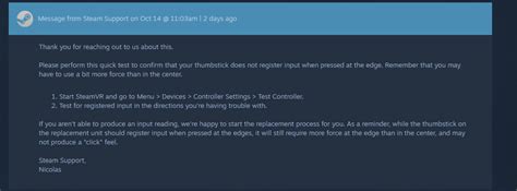 Is Valve Straight Up Saying Replacement Knuckles Might Not Click Now And They Re Ok With That