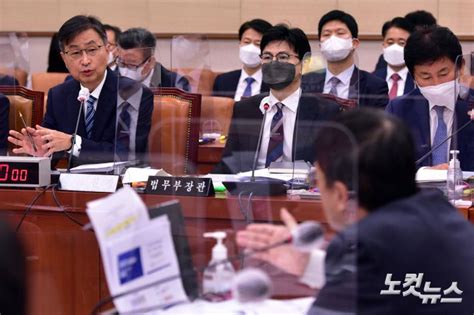 종합감사 질의에 답변하는 최재해 감사원장 노컷뉴스