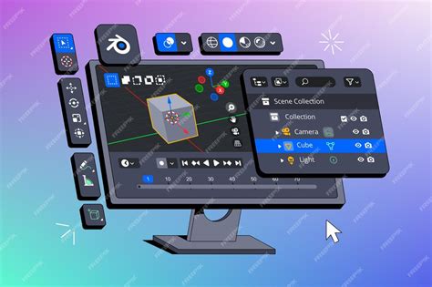 Программа для создания 3d Graphics Toolbar Panels создание 3d модели