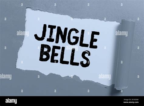 Writing Displaying Text Jingle Bells Conceptual Photo Most Famous