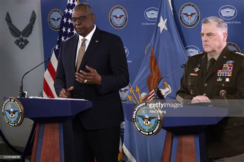 Us Secretary Of Defense Lloyd Austin Speaks As Chairman Of The