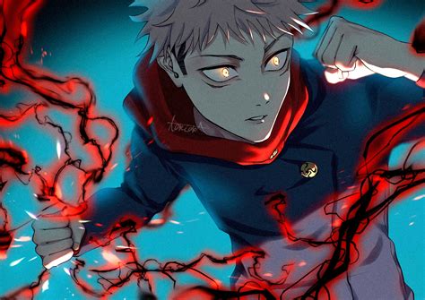 Yuji Itadori Hd Jujutsu Kaisen Fan Art Wallpaper Hd Anime 4k Wallpapers Images And Background