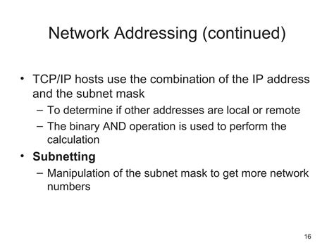 Ip Address And Subnetting PPT