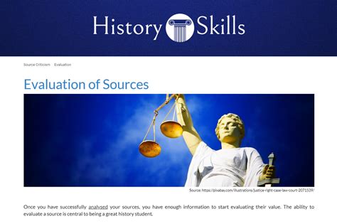 History Skills How To Evaluate Historical Sources For