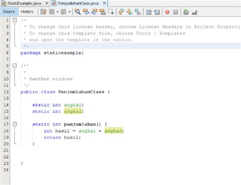 Mengenal Class Method Static Dan Non Static Serta Contohnya Di Java