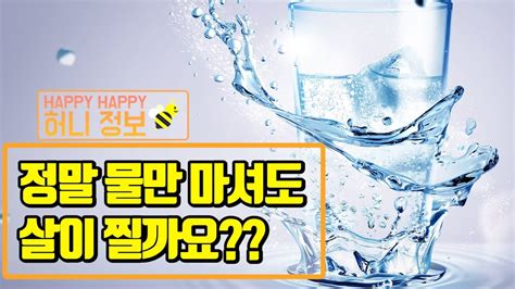 정말 물만 마셔도 살이 찔까 Youtube