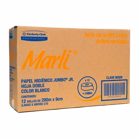 Papel Higienico Marli 200 Mts Caja C 12 Pz Saros Cleaning