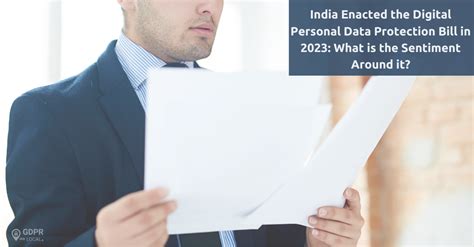 India Enacted The Digital Personal Data Protection Bill In 2023 What