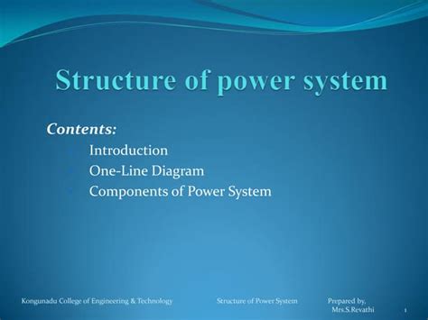 Representation Of Power System Components Pptx