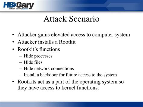 Ppt Vice Catch The Hookers Plus New Rootkit Techniques