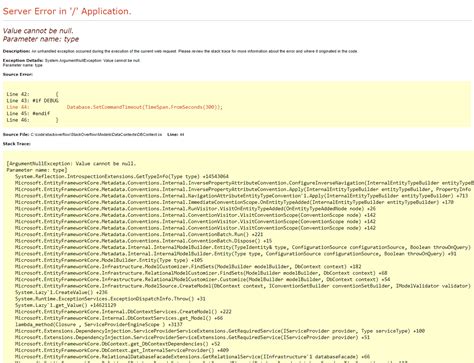 Proposal Catch And Add Better Exceptions In ModelBuilder Issue Dotnet Efcore GitHub
