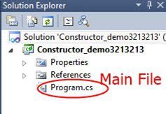Simple Program Of Constructor In Console In Asp Net Using C