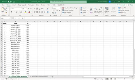 Q1 The Excel File Assignment2 Data Xlsx Includes Chegg