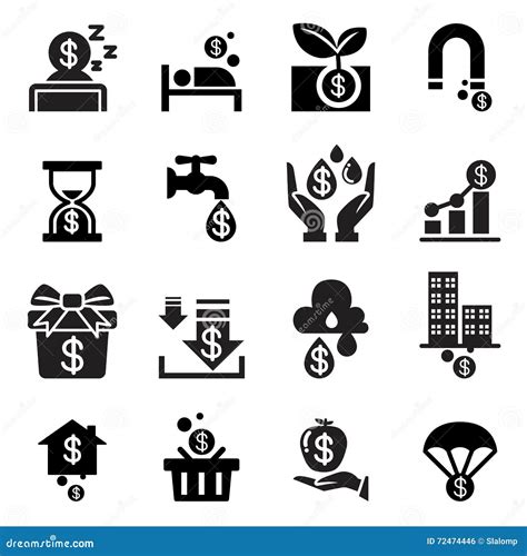 Icône De Revenu Passif Illustration Stock Illustration Du Isolement