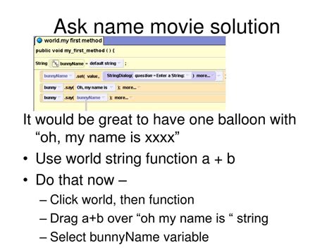 Ppt Interactive Functions Homework User Input World Manipulation