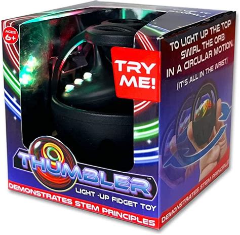 Thumbler Light Up Top Ball Fidget Toy — Adventure Hobbies And Toys