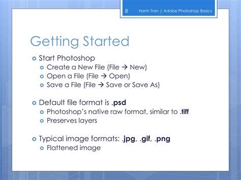 Adobe Photoshop Basics Session 1 Pdf