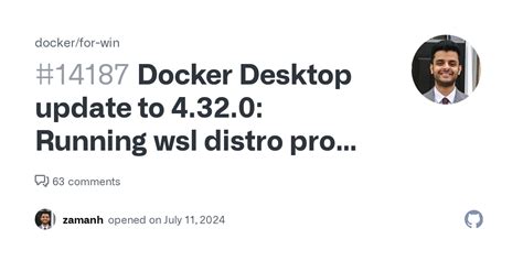 Docker Desktop Update To 4320 Running Wsl Distro Proxy In Ubuntu 22
