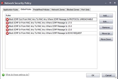Global Rules Comodo Internet Security Comodo Internet Security V5 9