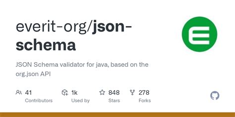 GitHub Everit Org Json Schema JSON Schema Validator For Java Based