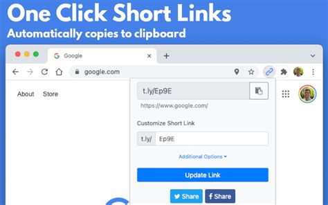 link shortener extension tim leland
