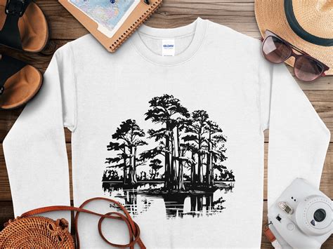 Bald Cypress Tree Svg Swamp Cypress Tree Svg Files For Cricut Wetland