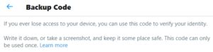 How To Find Your One Time Use Backup Code For Twitter PhysicsMagic Com